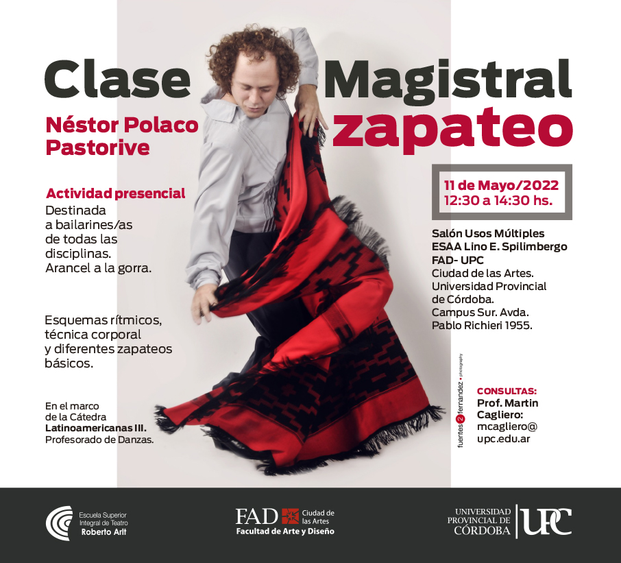 Invitación a la Clase Magistral de Zapateo – Prensa UPC
