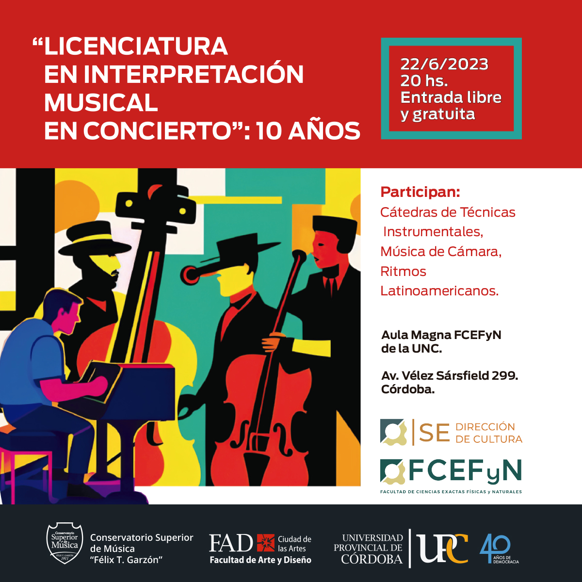 Invitación al evento: «Licenciatura en Interpretación Musical en ...