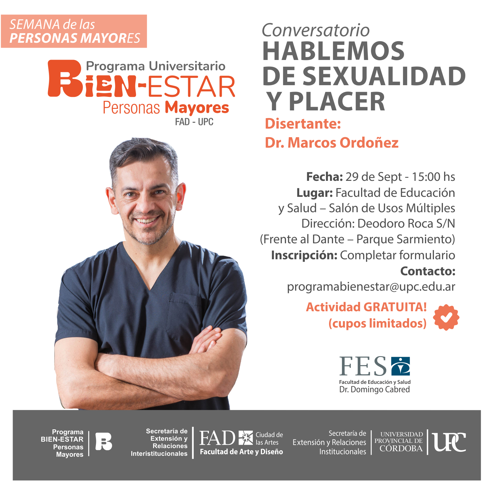 «Semana de las Personas Mayores» del Programa Universitario BIEN-ESTAR ...